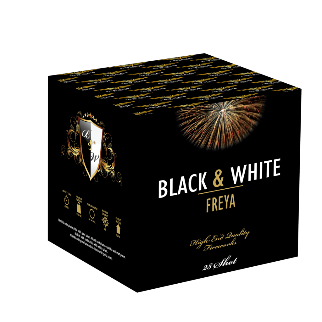 Freya, 28 skudd - First Class Fireworks